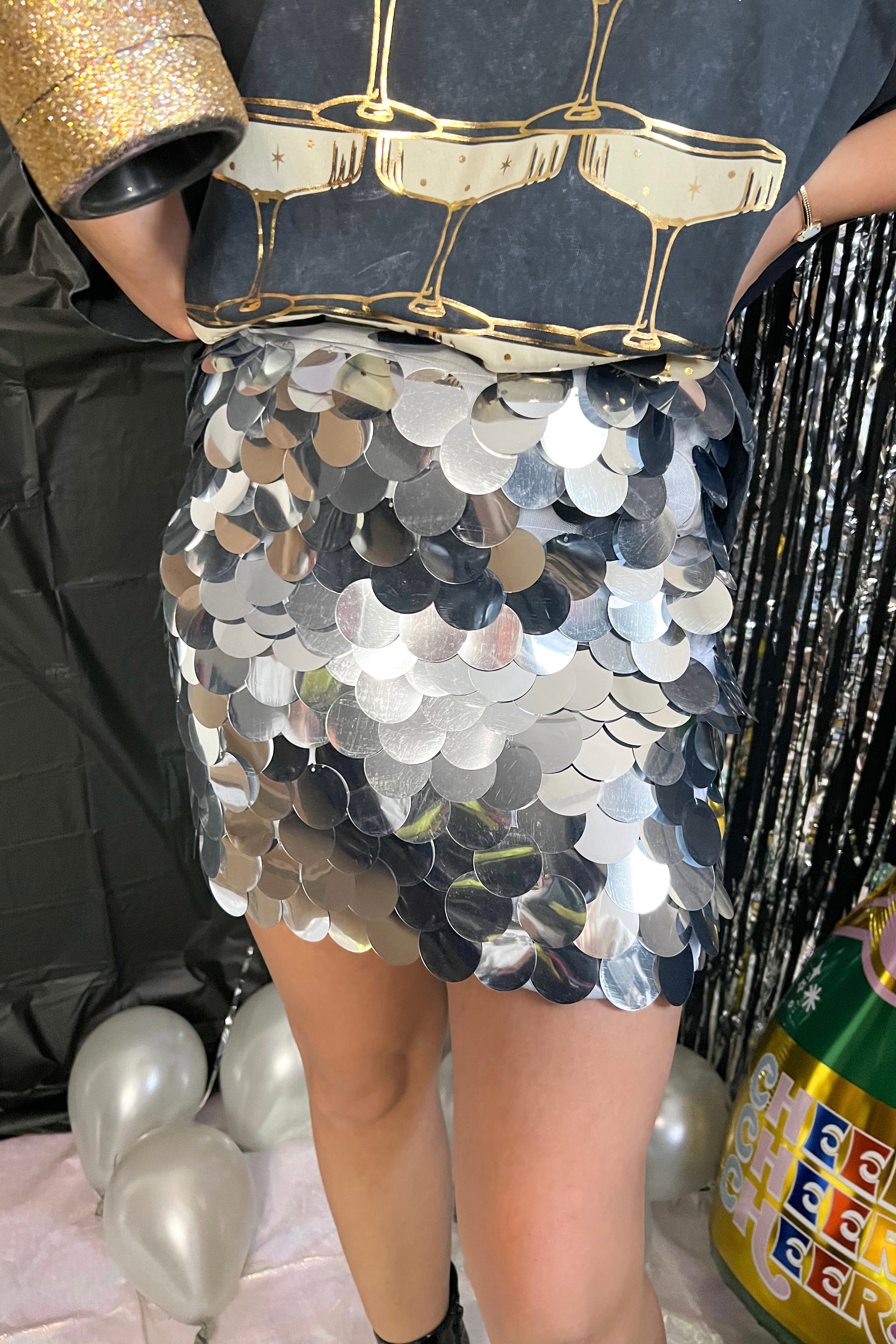 Disco Ball Sequin Bodycon Skirt| FINAL SALE – Haute Stuff Boutique