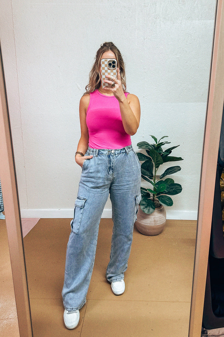 Dev Denim Tencel Cargo Pants – Haute Stuff Boutique